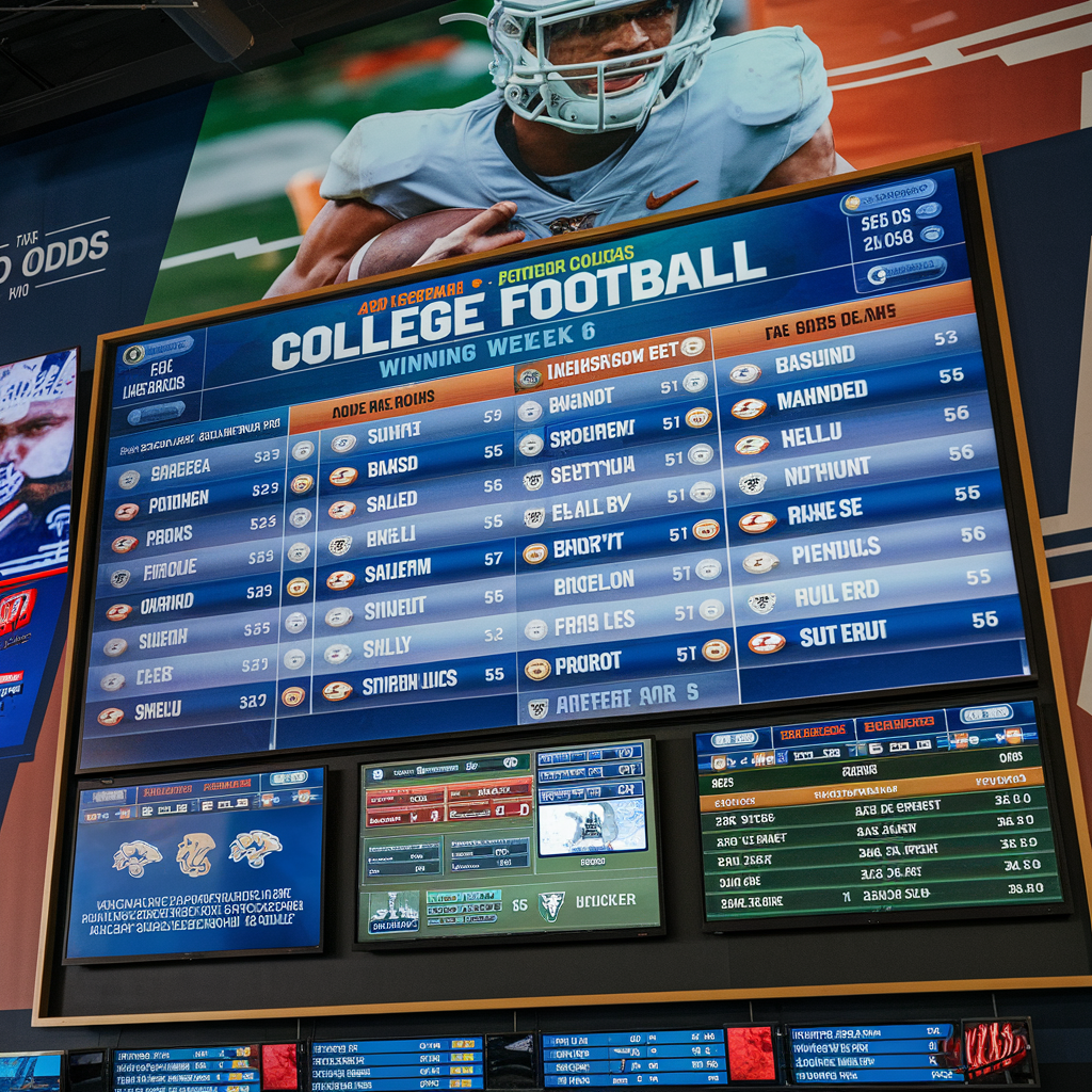 Opening Lines Week 6 College Football - OffshoreInsiders Handicapping Blog